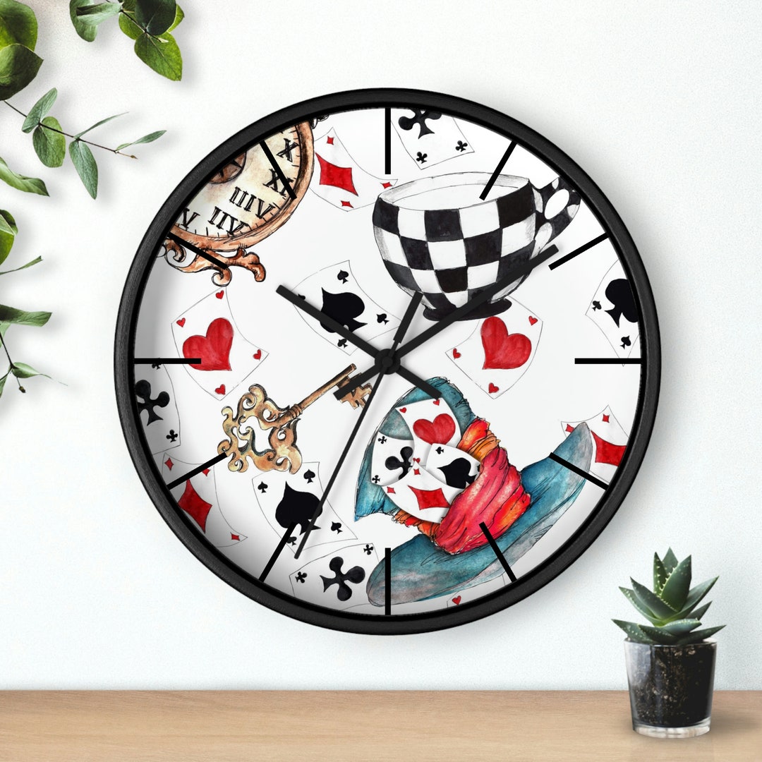 Wooden Wall Clock, Original Vintage Design, Silent Clock, Queen of ...