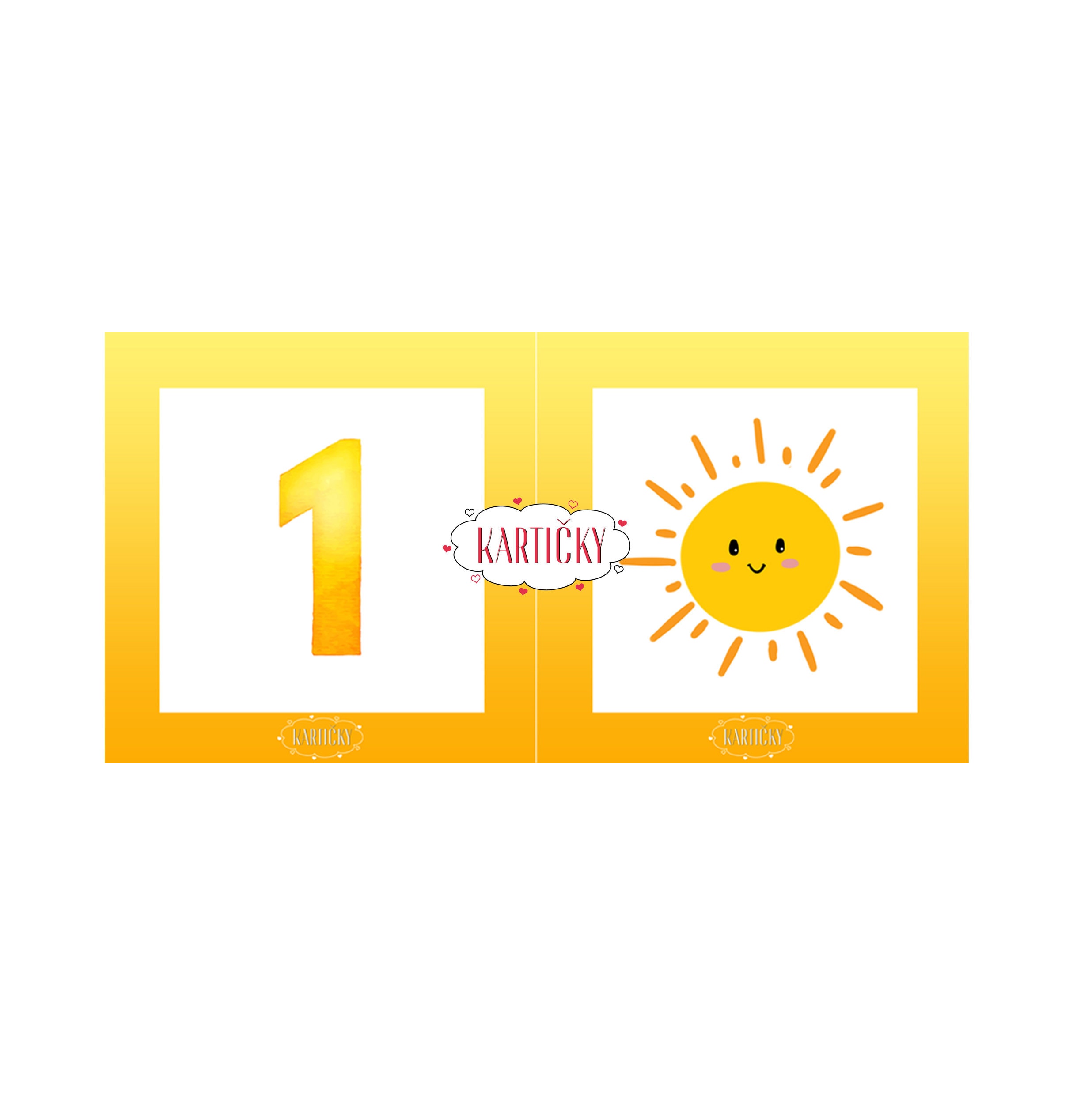 Number Matching, Memory Flashcards, Printable Learning Number, Number ...