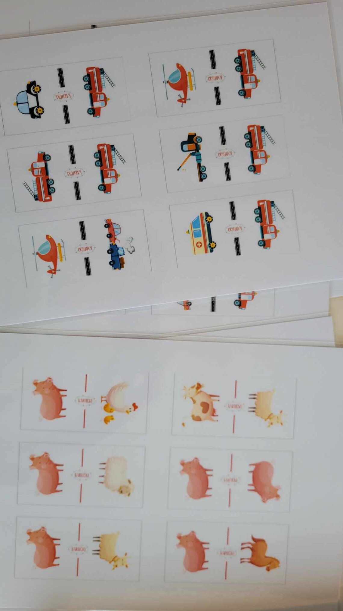 DOMINO GAME Farm Animals, Farm Animals Dominoes, Animal Pdf Instant ...