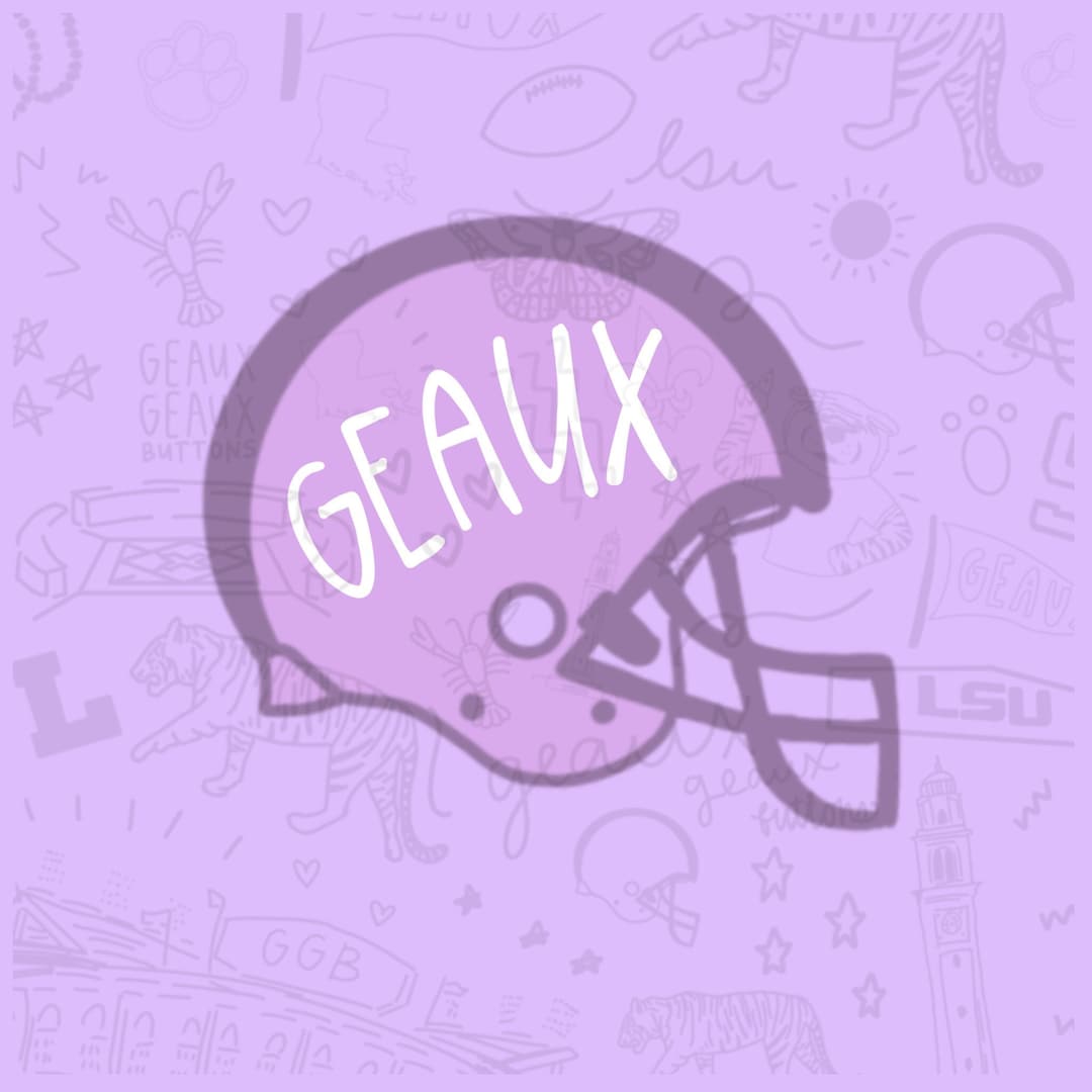 Geaux Helmet, Geaux, Digital Download Only, PNG, JPEG, 2 Different ...