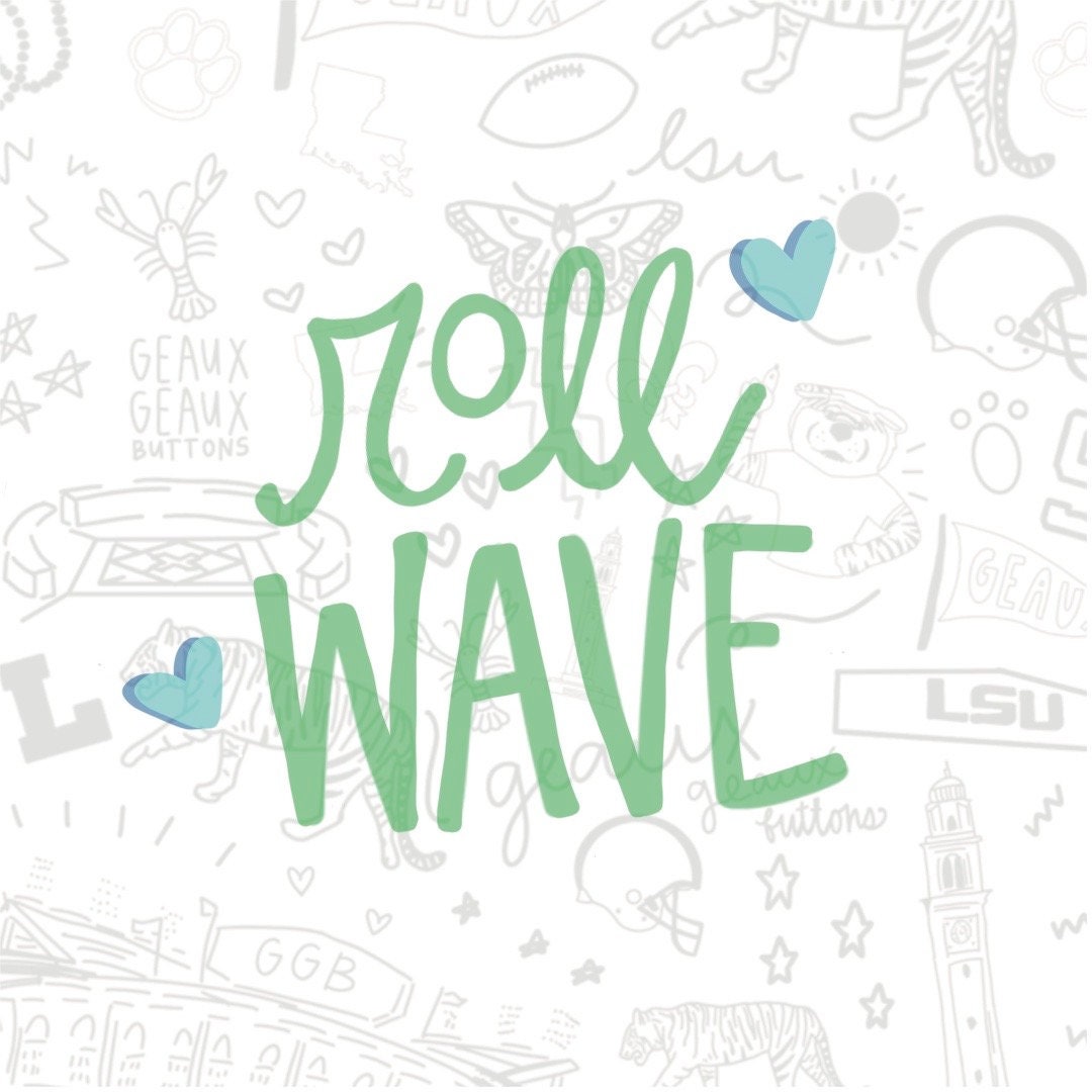 Roll Wave Nola Digital Download Only, PNG, JPEG, 2 Different Files - Etsy
