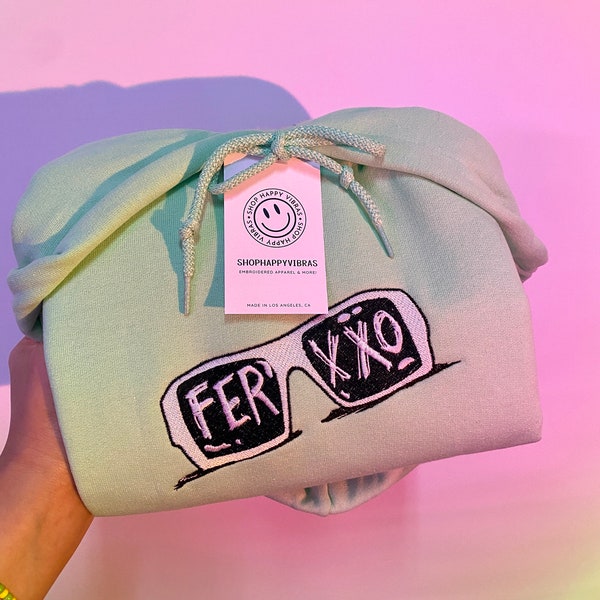 Ferxxo Embroidered Hoodie - Etsy