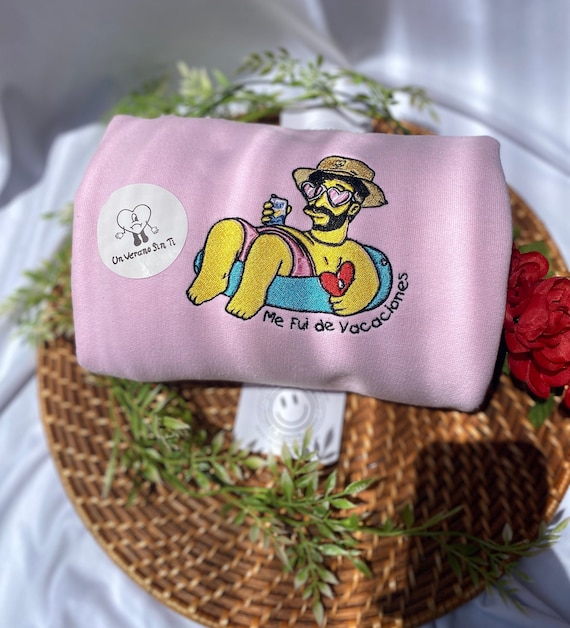 Me Fui De Vacaciones Bad Bunny Simpsons Un Verano Sin Ti - Etsy