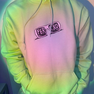 Ferxxo Feid Embroidered Hoodie - Ferxxo Gafas Concert Hoodie - Feid ...
