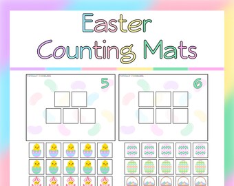 EASTER PLAYDOUGH MATS Printable Playdoh Mats Eggs Nest - Etsy