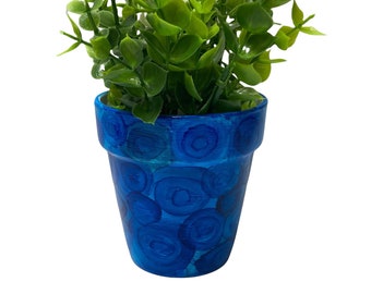 Blue Succulent Pot | Etsy