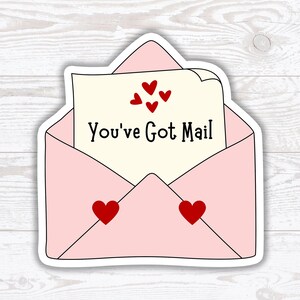 You've Got Mail Packaging Sticker, Envelope Mailing Label Sticker ...