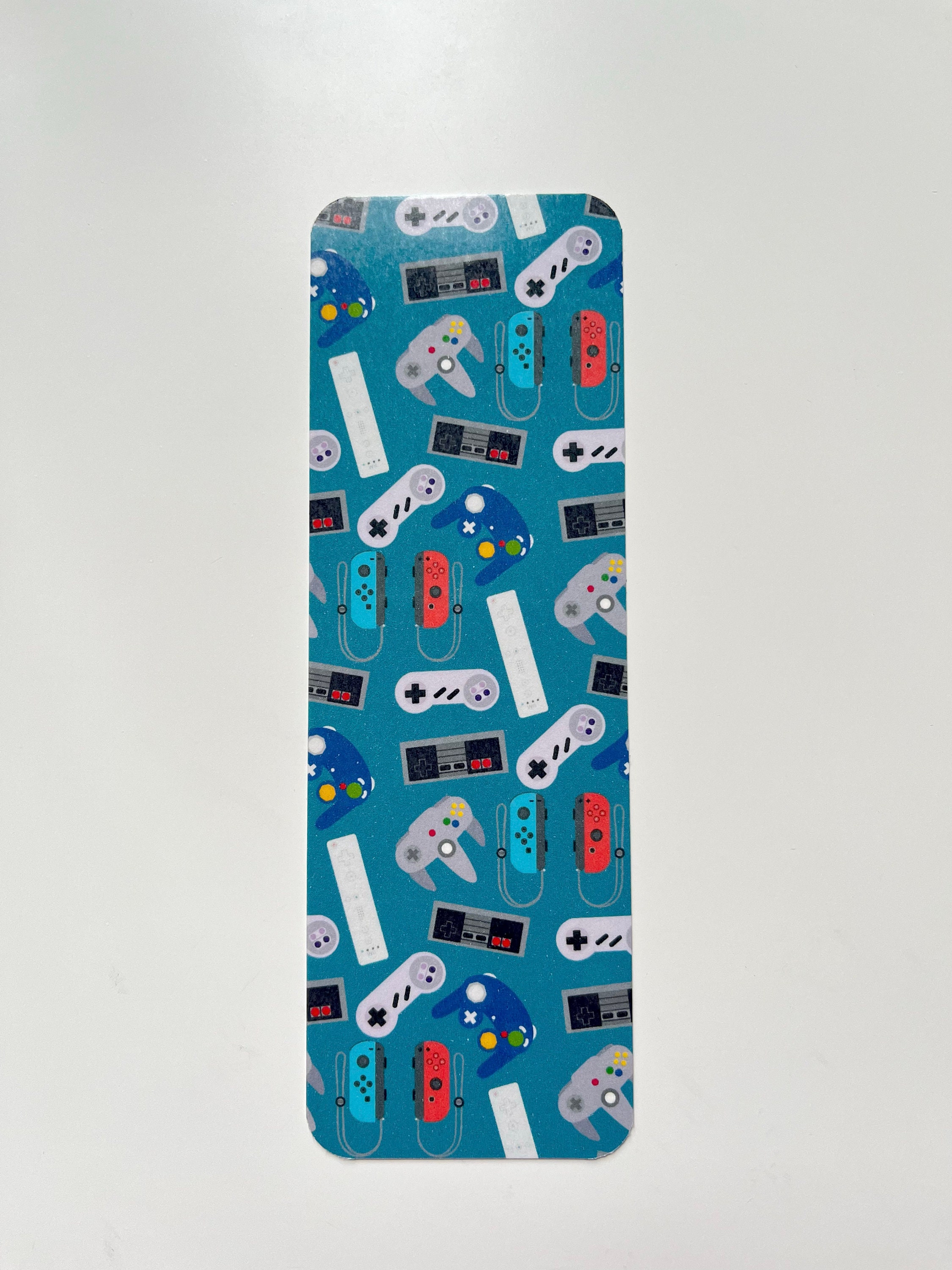 Video Game Controller Bookmark, Game Controller Bookmark, Double Sided ...