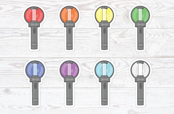 ENHYPEN Lightstick Vinyl Stickers Kpop Boy Band Idol | Etsy