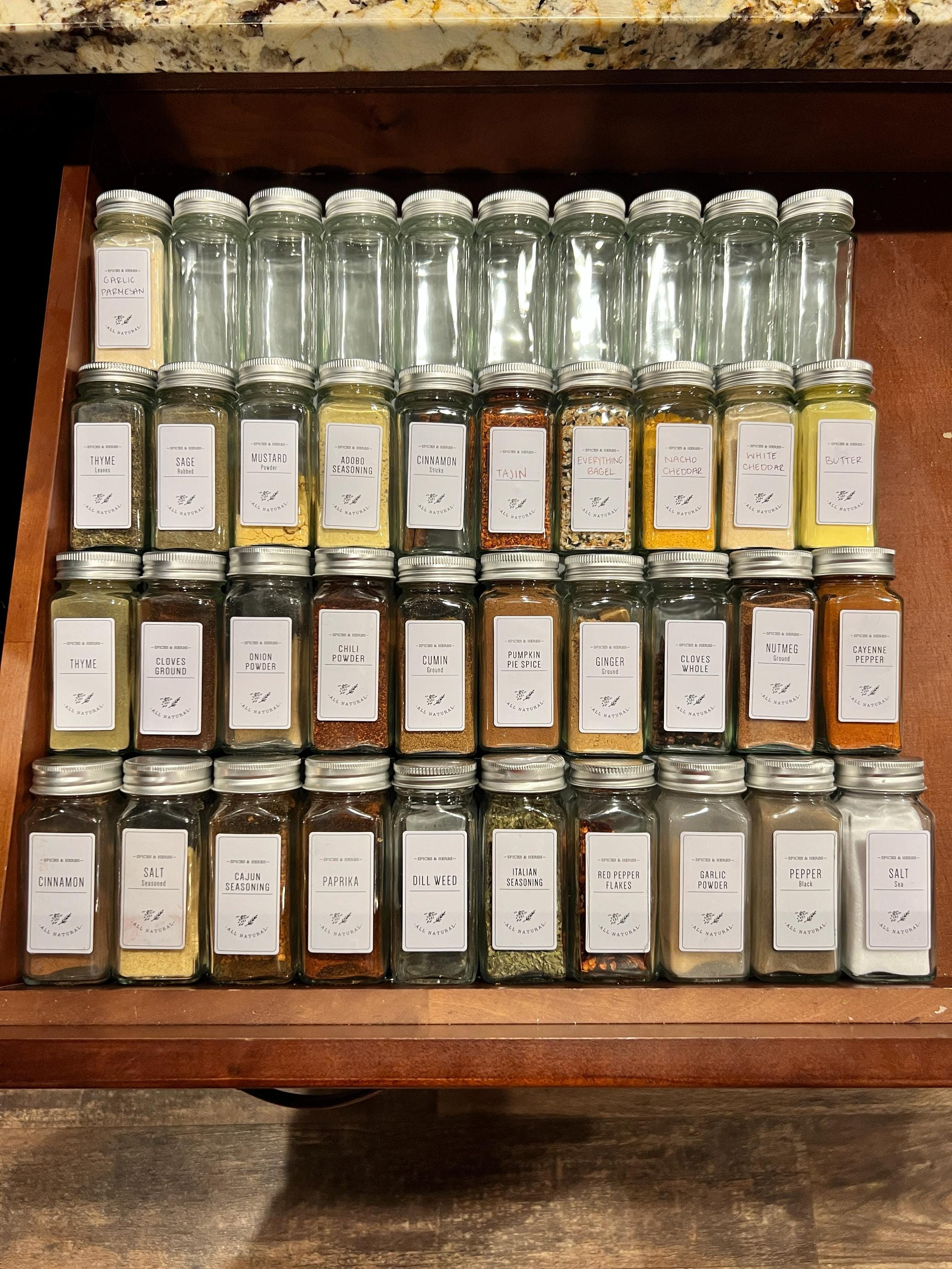 Custom Spice Rack Drawer Organizer – Adjustable Storage for Kitchen ...