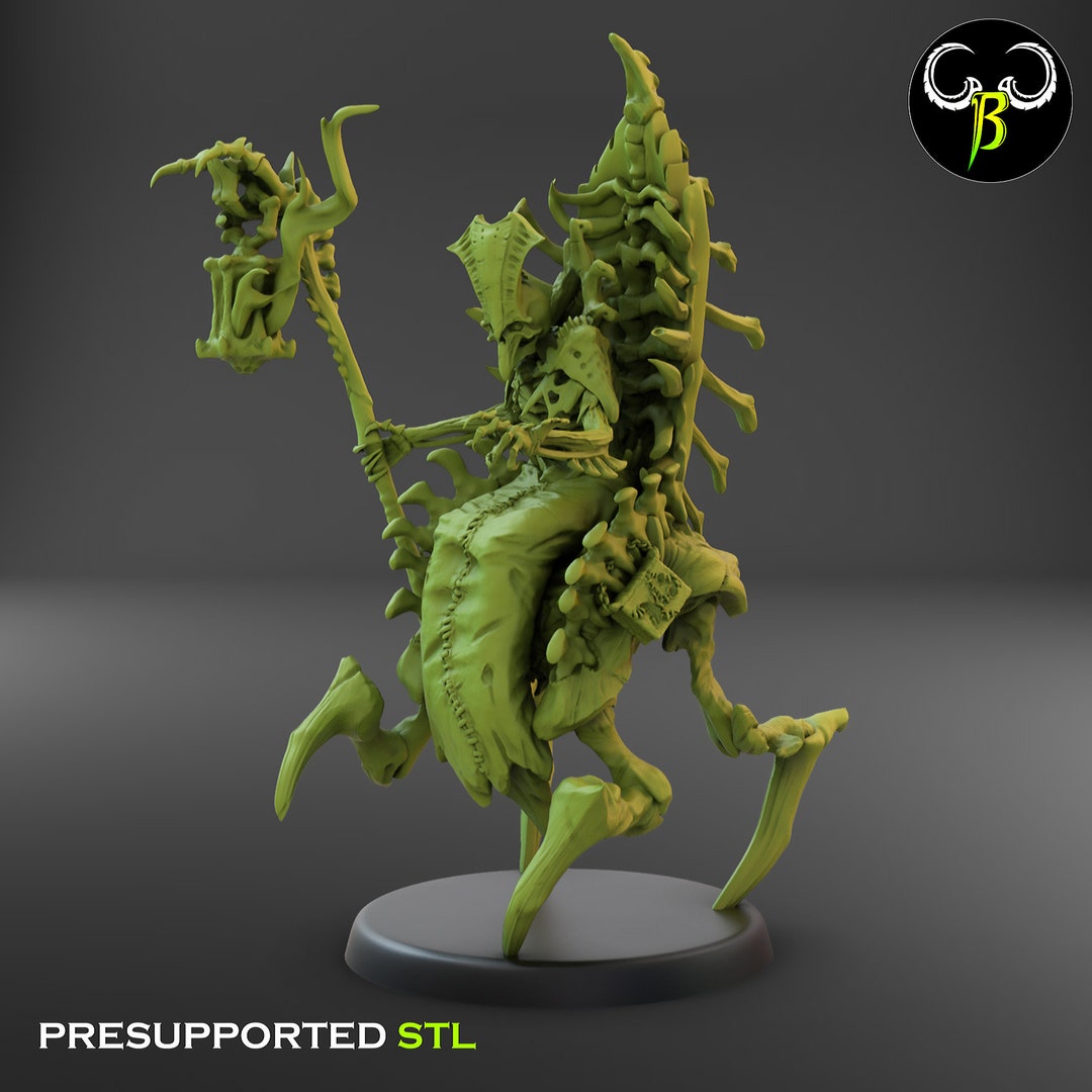 Immortal Sage - Clay Beast - Crypt Nightmares Army. Resin-printed ...