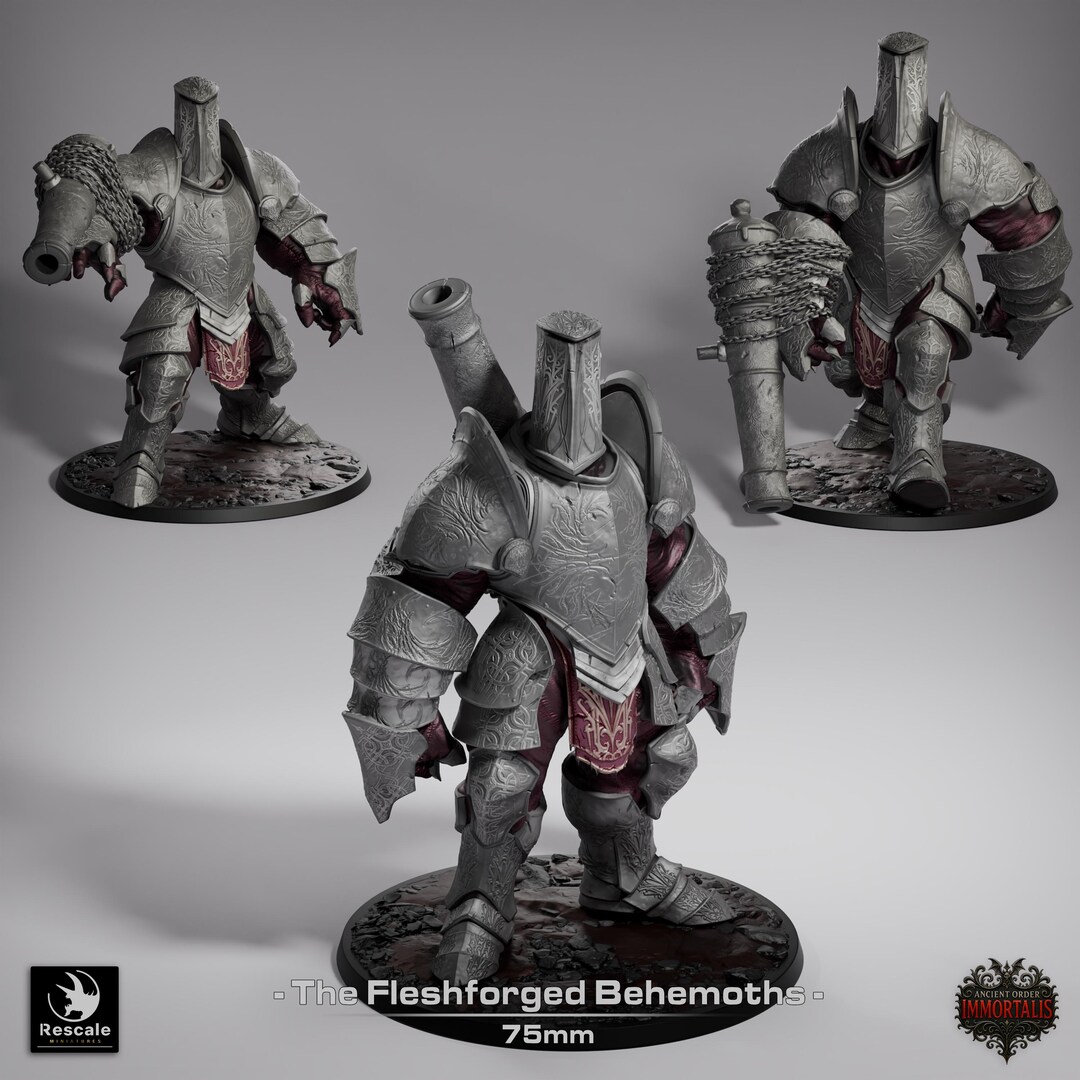 Fleshforged Behemoth – Ancient Order: Immortalis – Rescale Miniatures ...