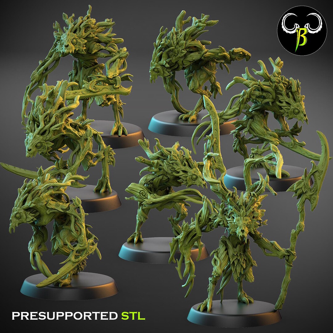 Vine Spirit Squad by Clay Beast Creation - Resin Miniatures for ...