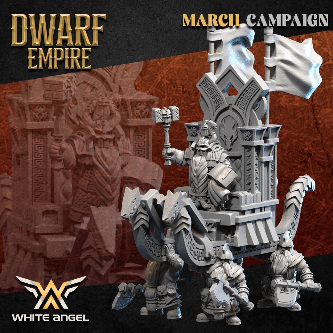 Dwarf Emperor – White Angel Miniatures – Dwarf Empire for Wargames ...