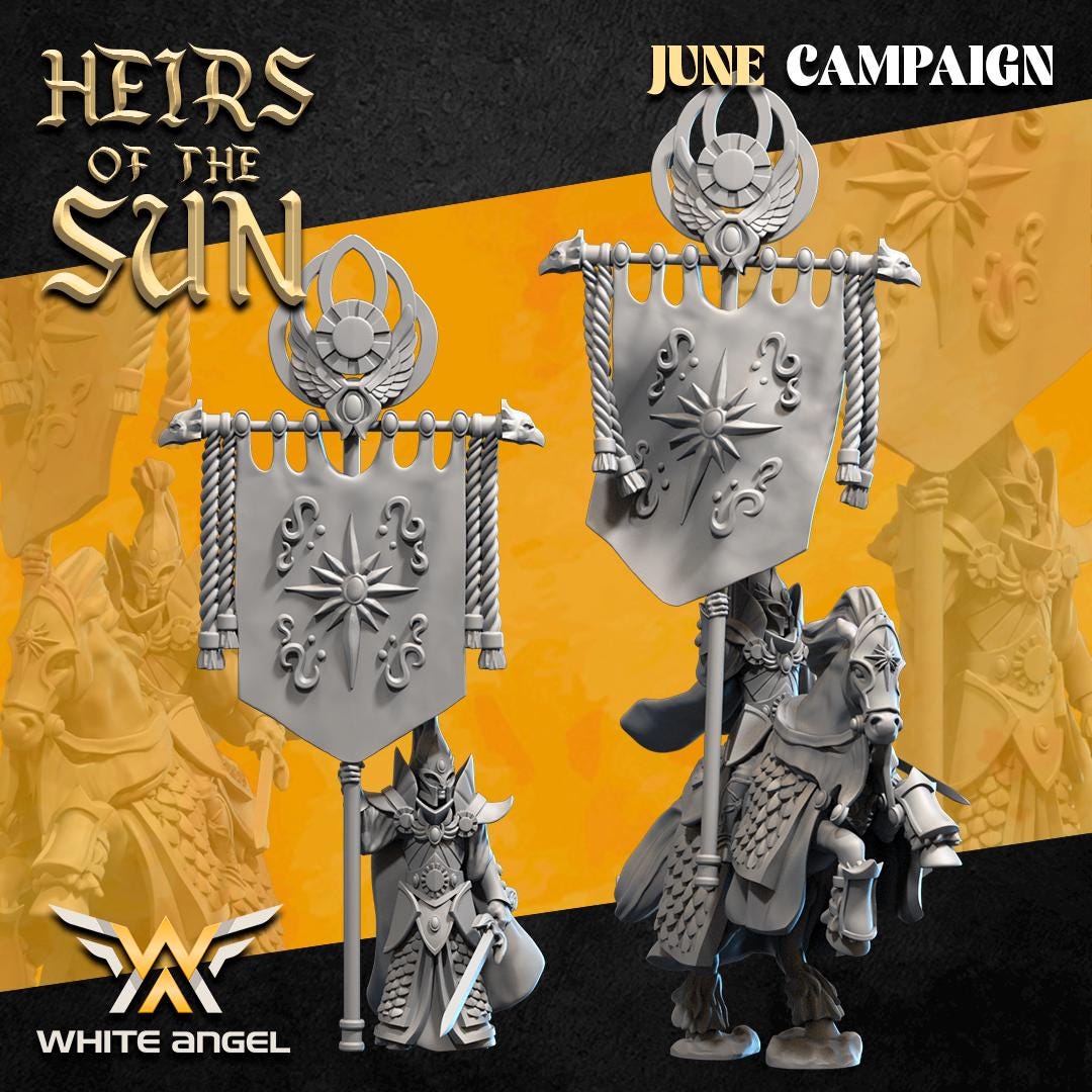 Standard Bearer of the Sun – Heirs of the Sun – White Angel Miniatures ...
