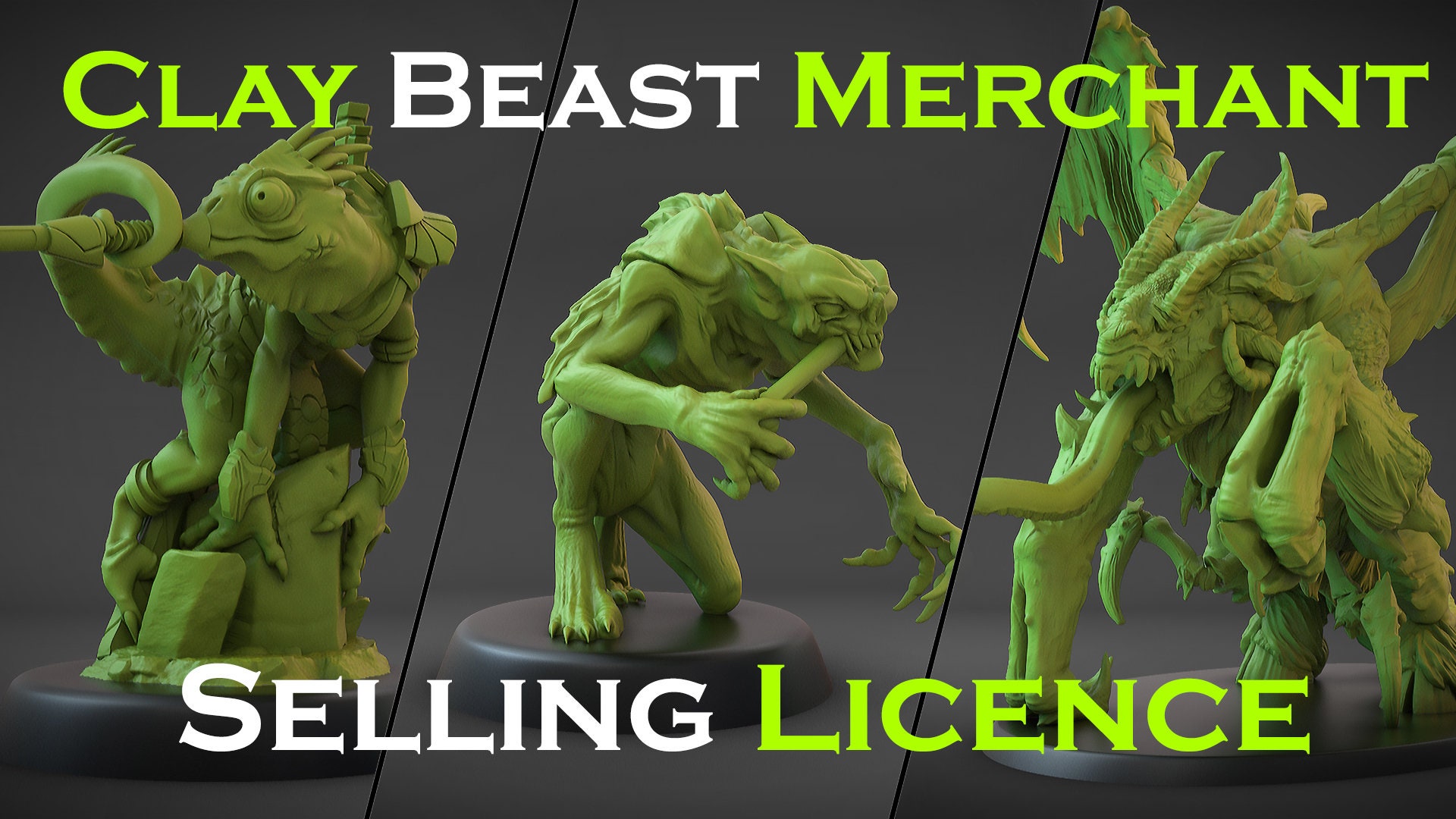Claybeast Resin Miniature Savage Vampire varghulf Courtier for Flesh ...
