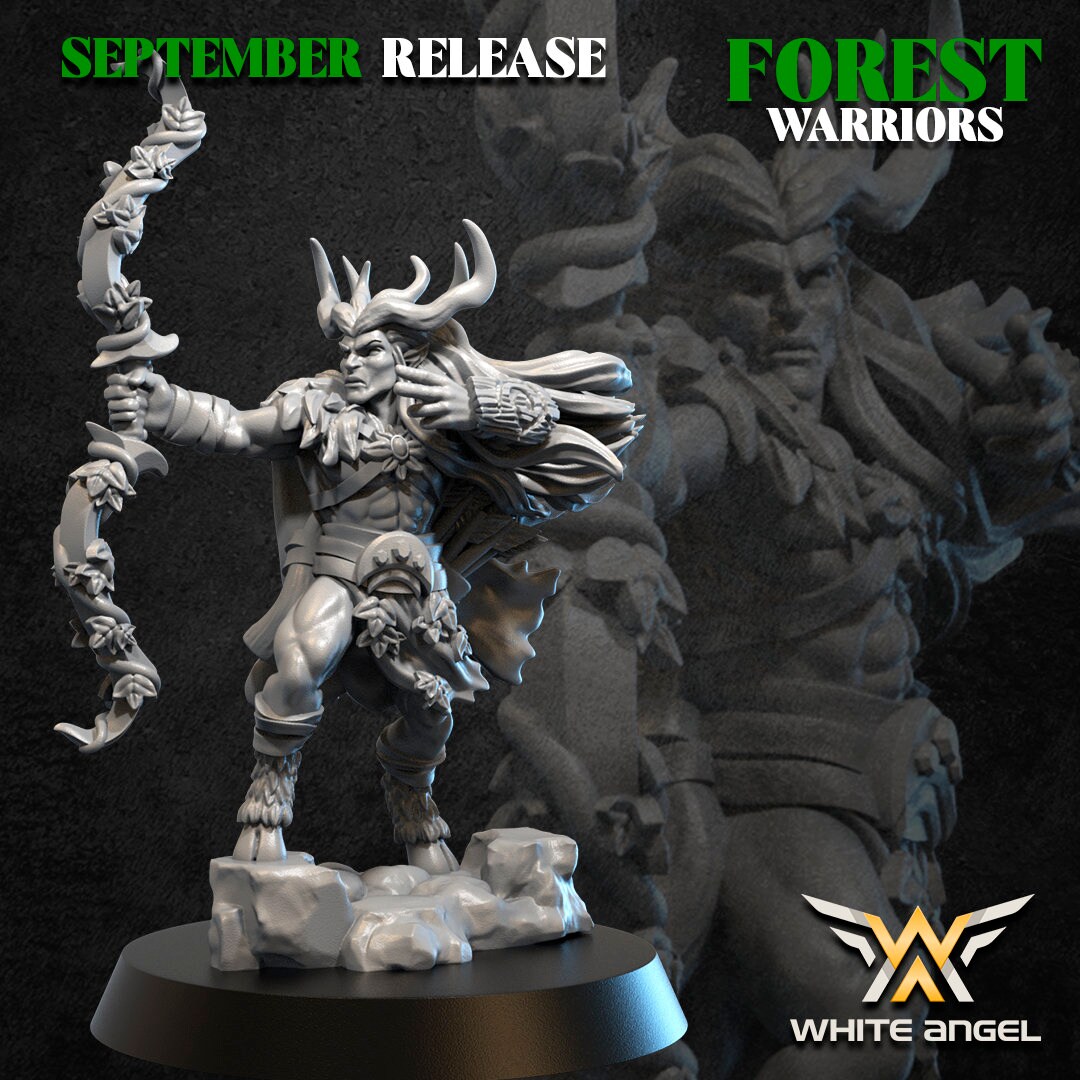 The King of the Forest From the Forest Warriors Forest Elf White Angel ...