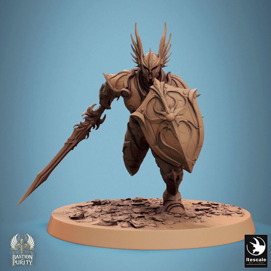 Sentinel of Aetherium With Sword and Shield From the Bastion of Purity ...