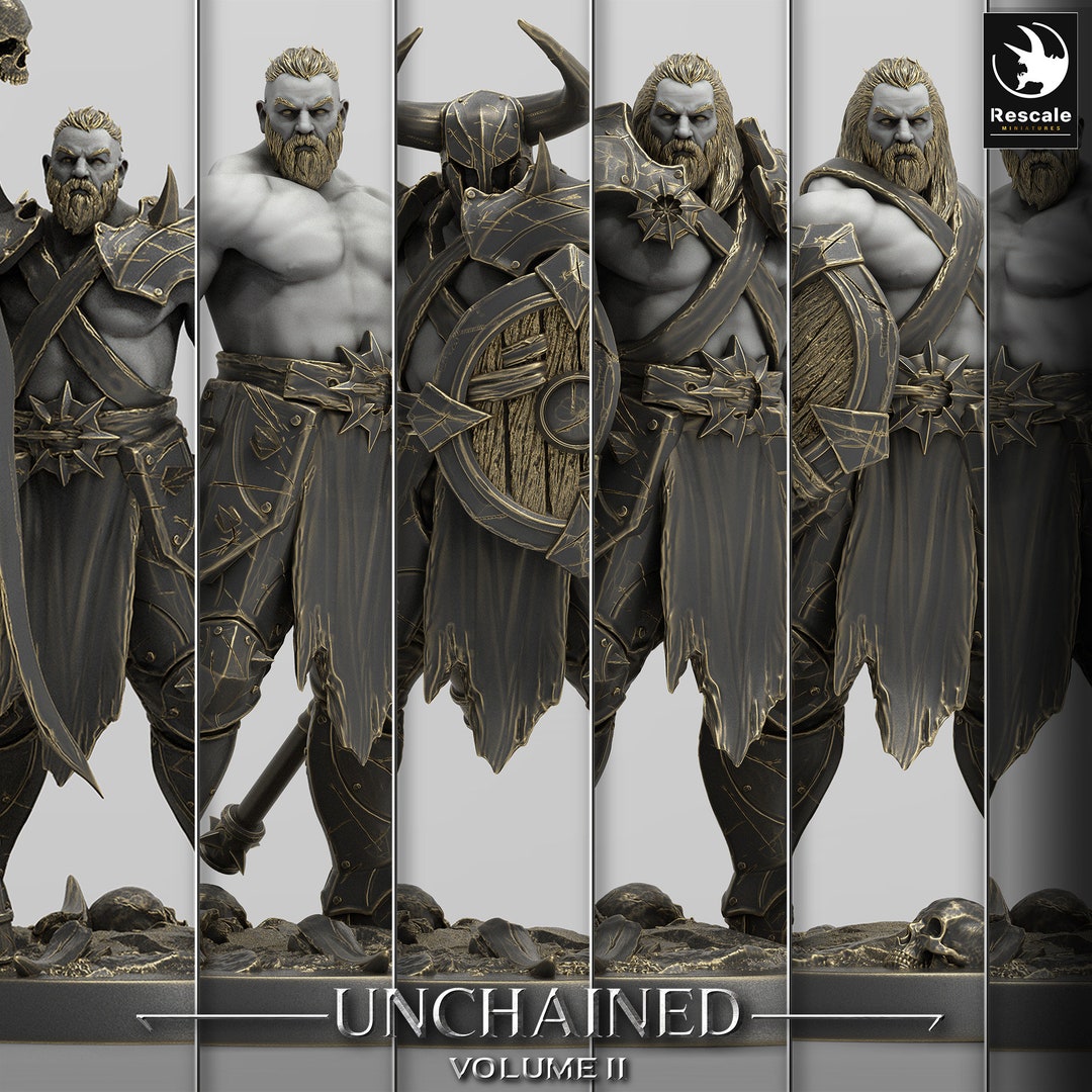 Pack Unchained Ranger From Unchained II by Rescale Miniatures for the Ninth Age, AD&D, and ...