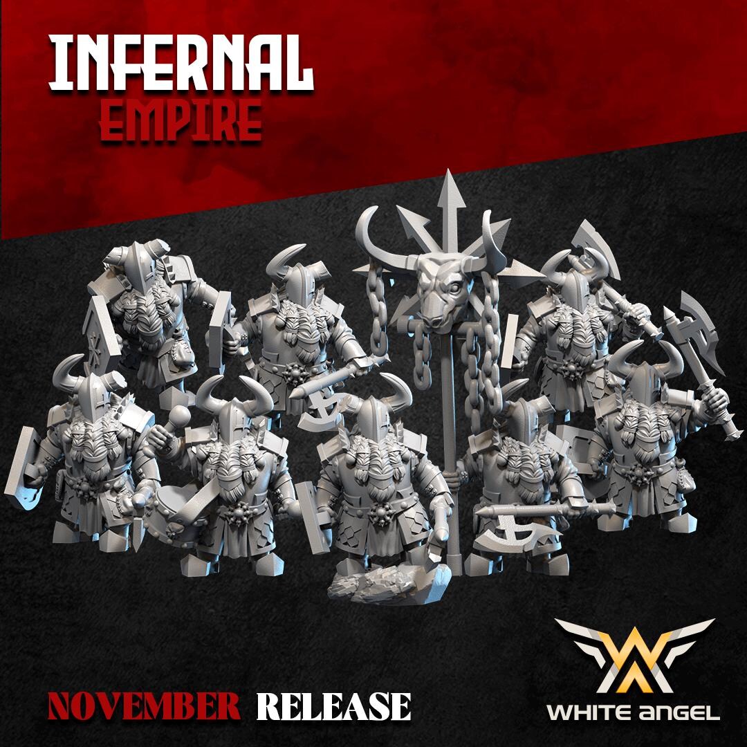 Infernal Destroyer White Angel Miniatures Infernal Empire Perfect for ...