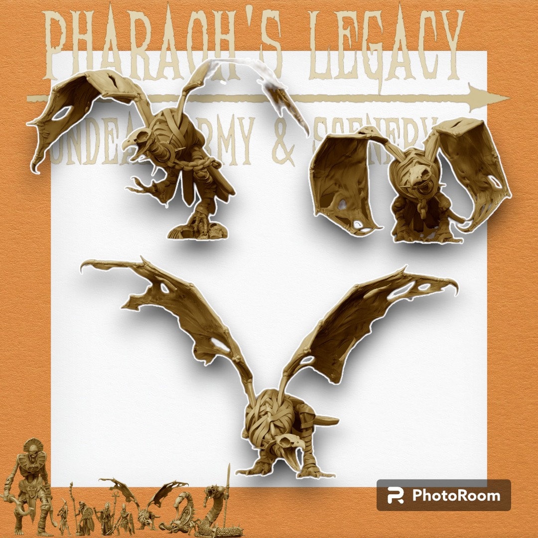 Nehekhara Vultures Resin Unit for the 9th Age and Other Wargames Crab ...