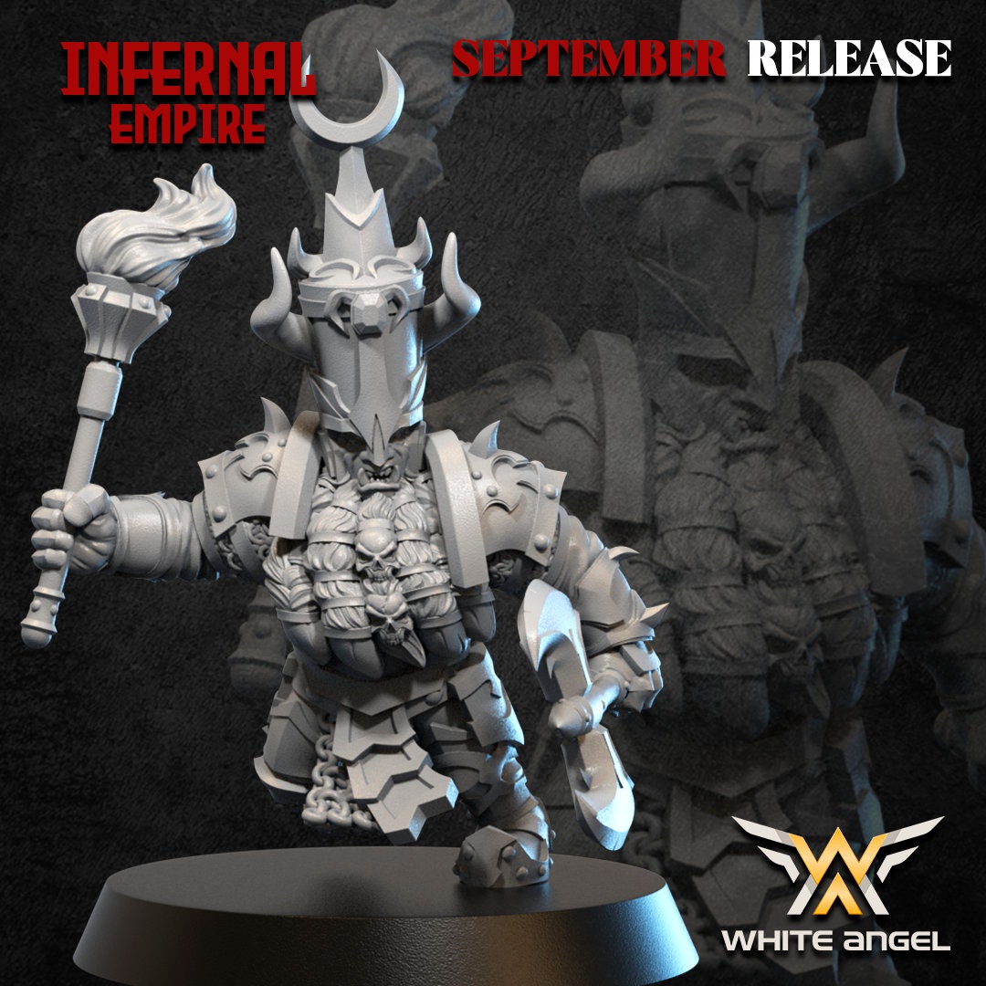 Infernal Commander of the Infernal Empire Infernal Dwarf Army by White ...