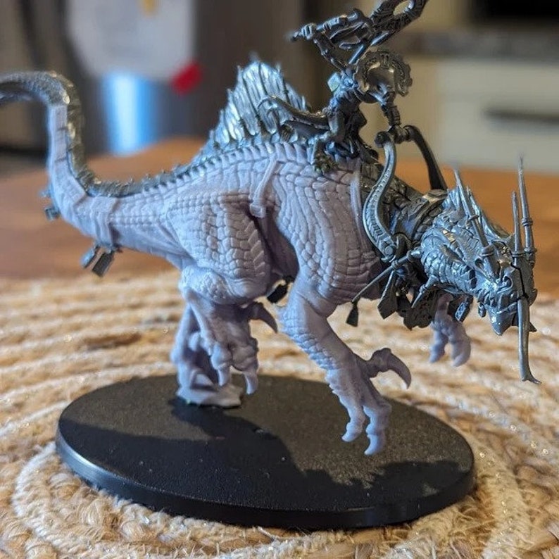 Carnosaur Troglodon Seraphon 3D Printing Strengthen Your - Etsy