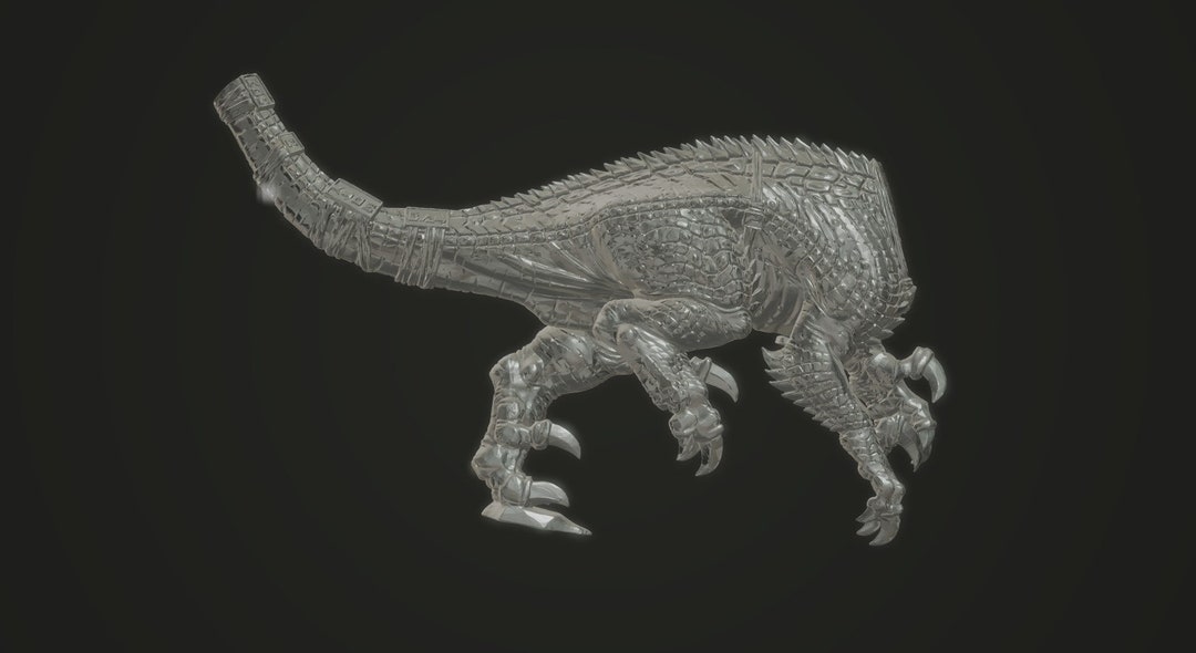 STL Carnosaur Troglodon Seraphon 3D Printing Strengthen Your Army With ...