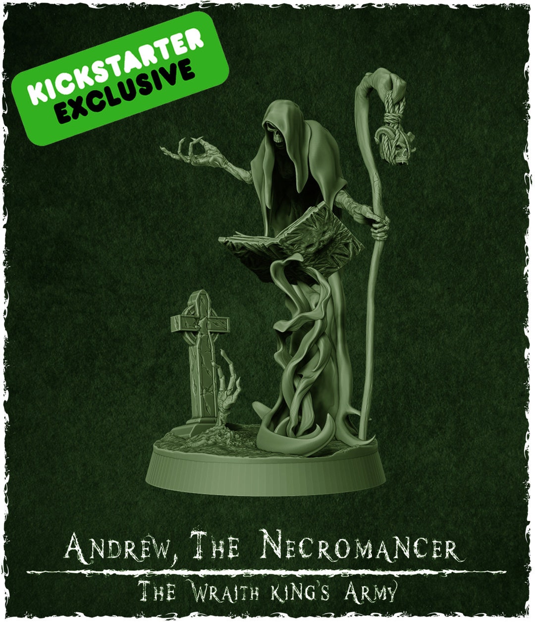 Necromancer the Wraith Kings Army 3D Printing - the 9th Age and Other ...