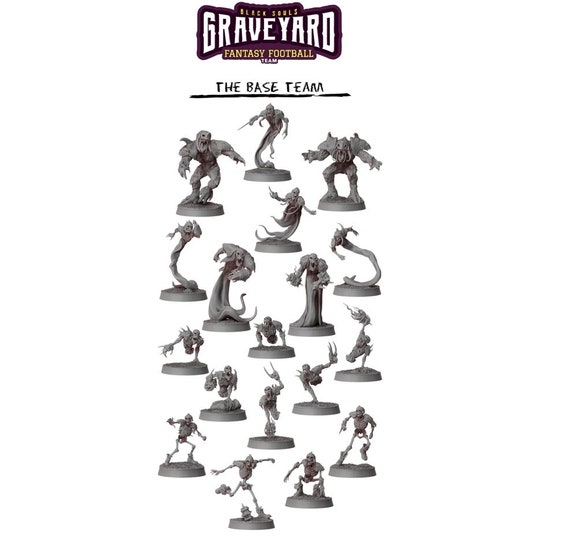 The Wraith King's Football Team Blood Bowl by Z Axis / | Etsy Australia