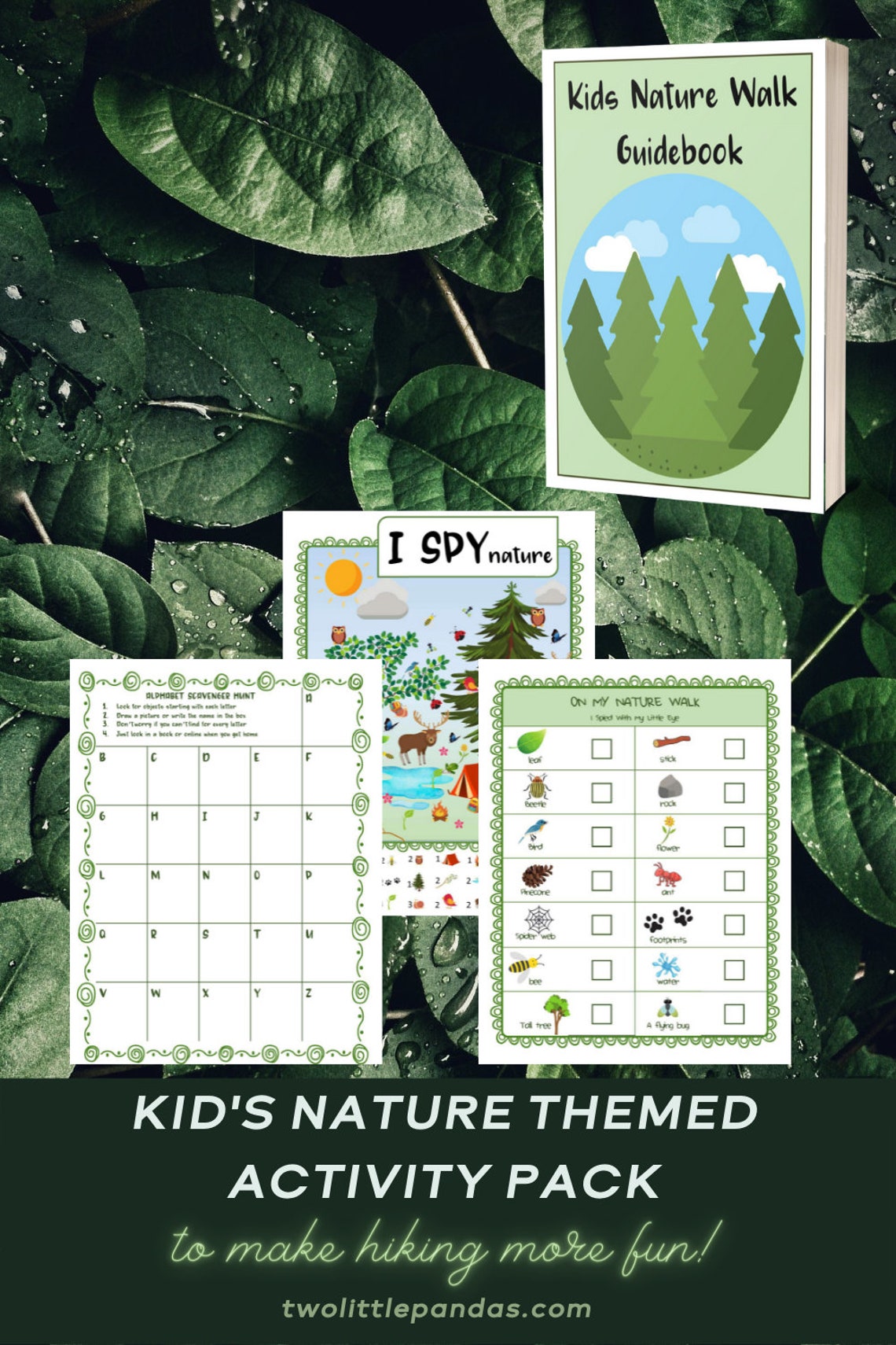 Kids Hiking Activity Book Printable - Etsy