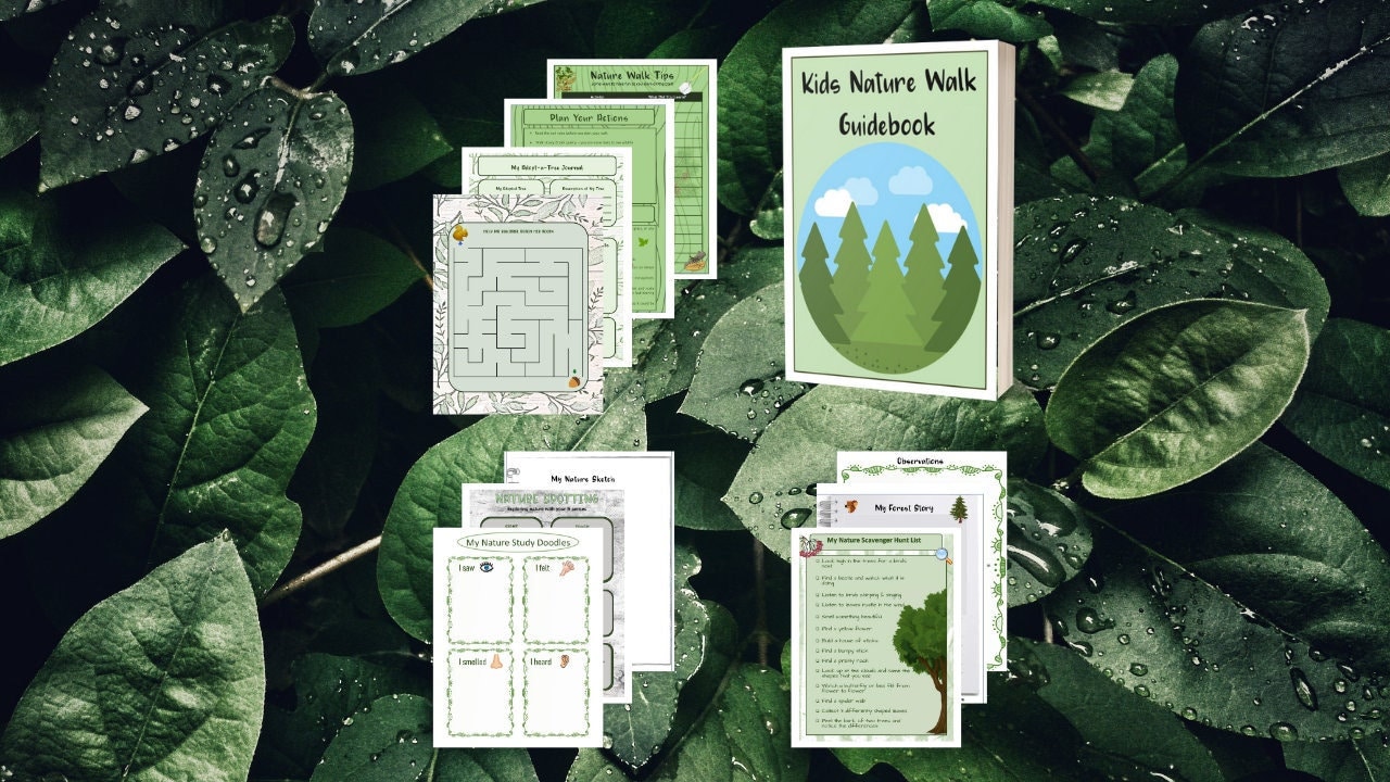 Kids Hiking Activity Book Printable - Etsy
