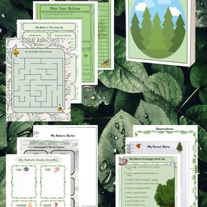 Kids Hiking Activity Book Printable - Etsy