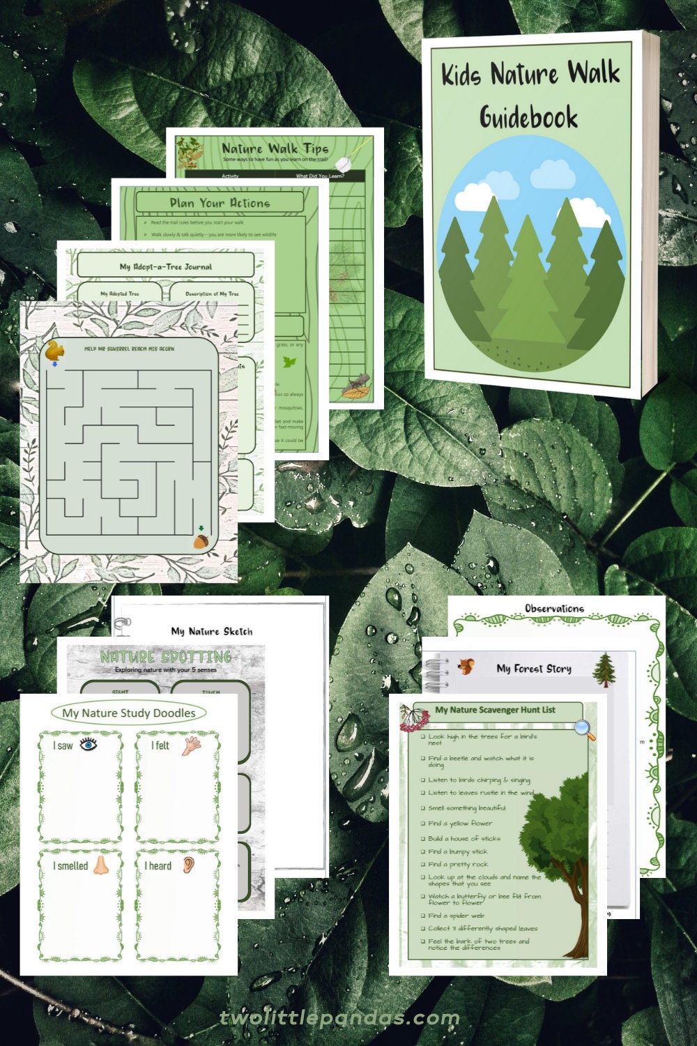 Kids Hiking Activity Book Printable - Etsy