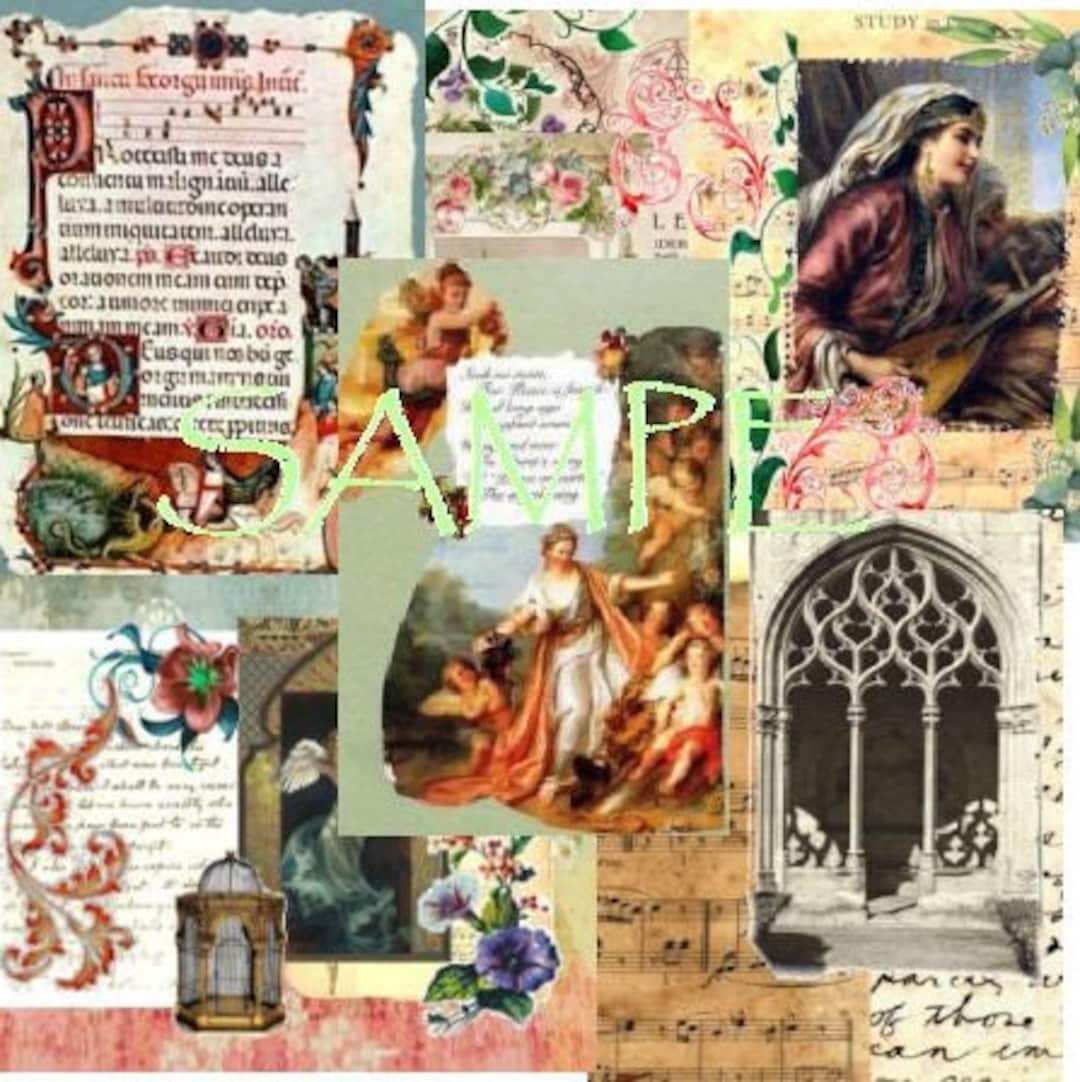 Medieval World Digital Collage Prints (group 3-4) - Etsy