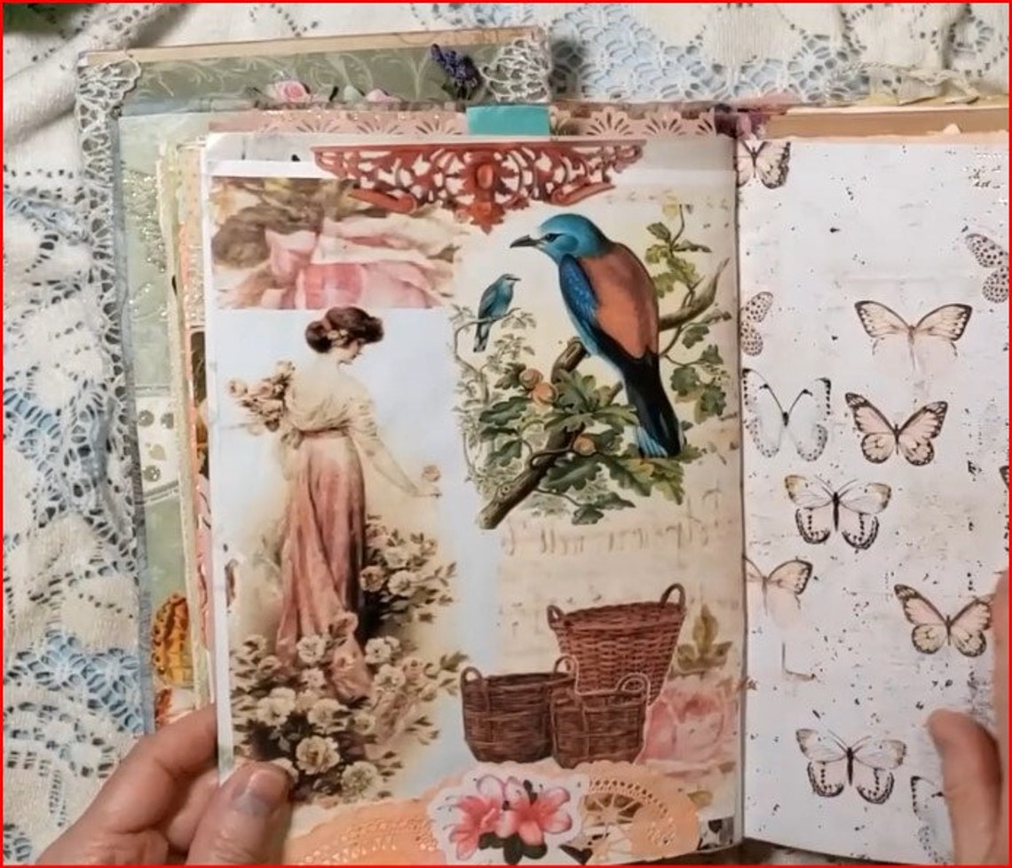French Lady Journal by Gigi Marice Journals and More - Etsy