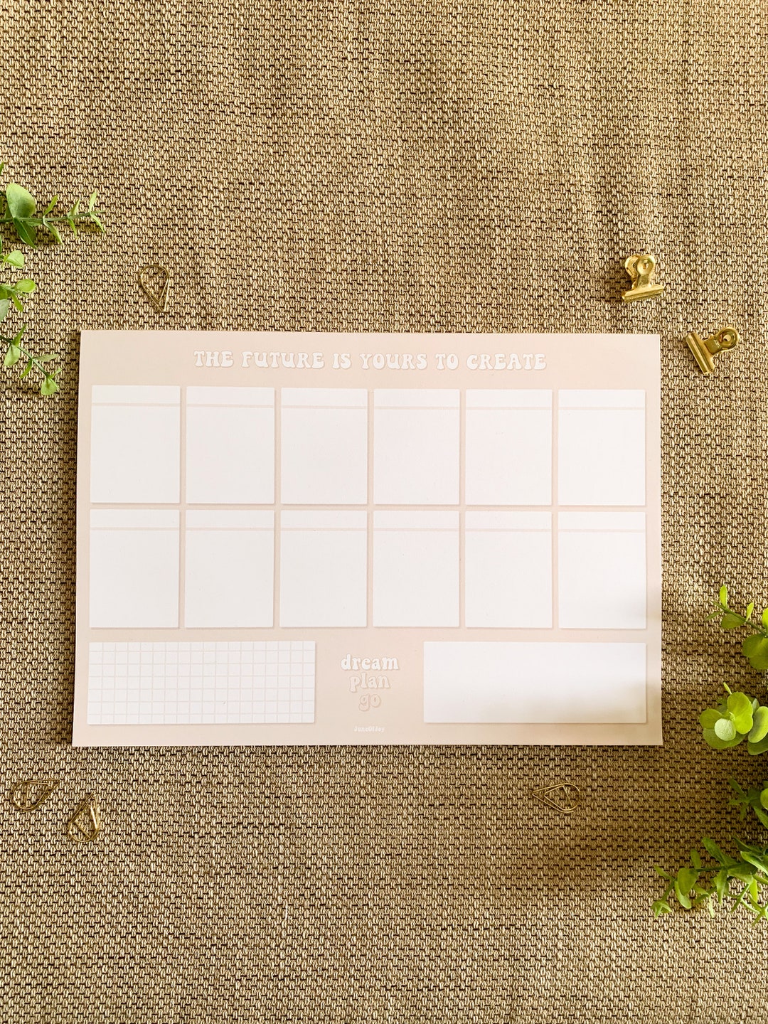 The Future is Yours to Create Notepad | Future Planner | A4 Notepad ...