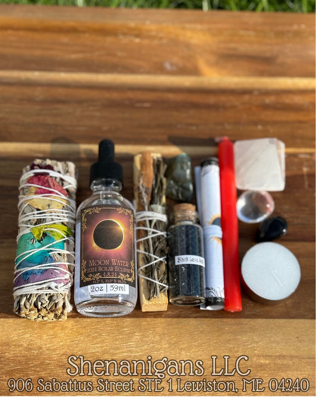 Solar Eclipse Box Set, Eclipse Moon Water, Made in Maine, 98% Totality ...