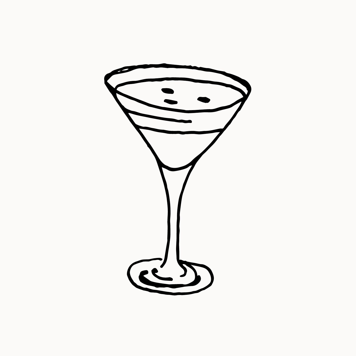 Espresso Martini Illustration, Digital File, Wedding Bar Menu - Etsy