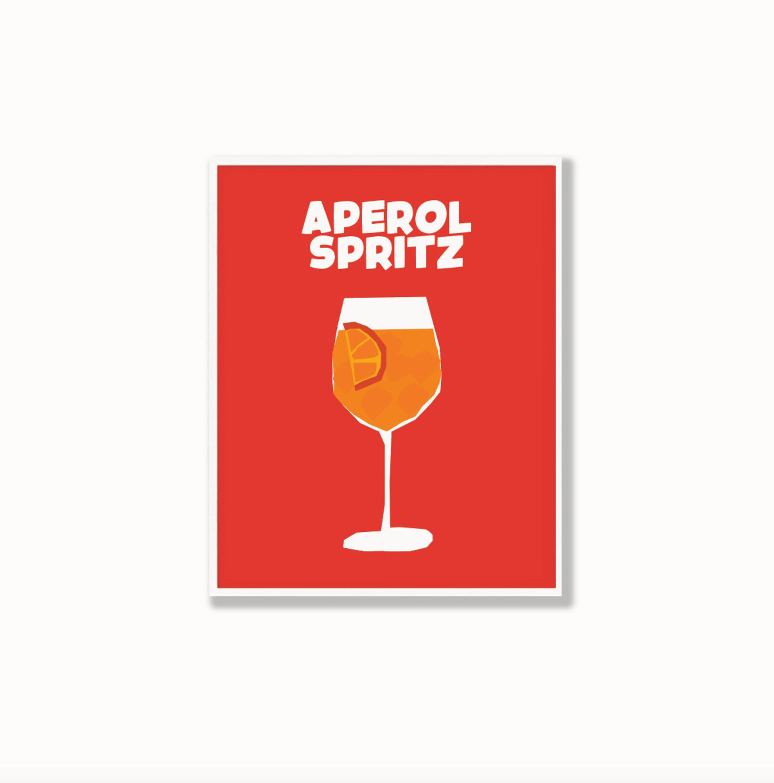 Retro Drink Print, Aperol Spritz Wall Art, INSTANT DIGITAL DOWNLOAD ...