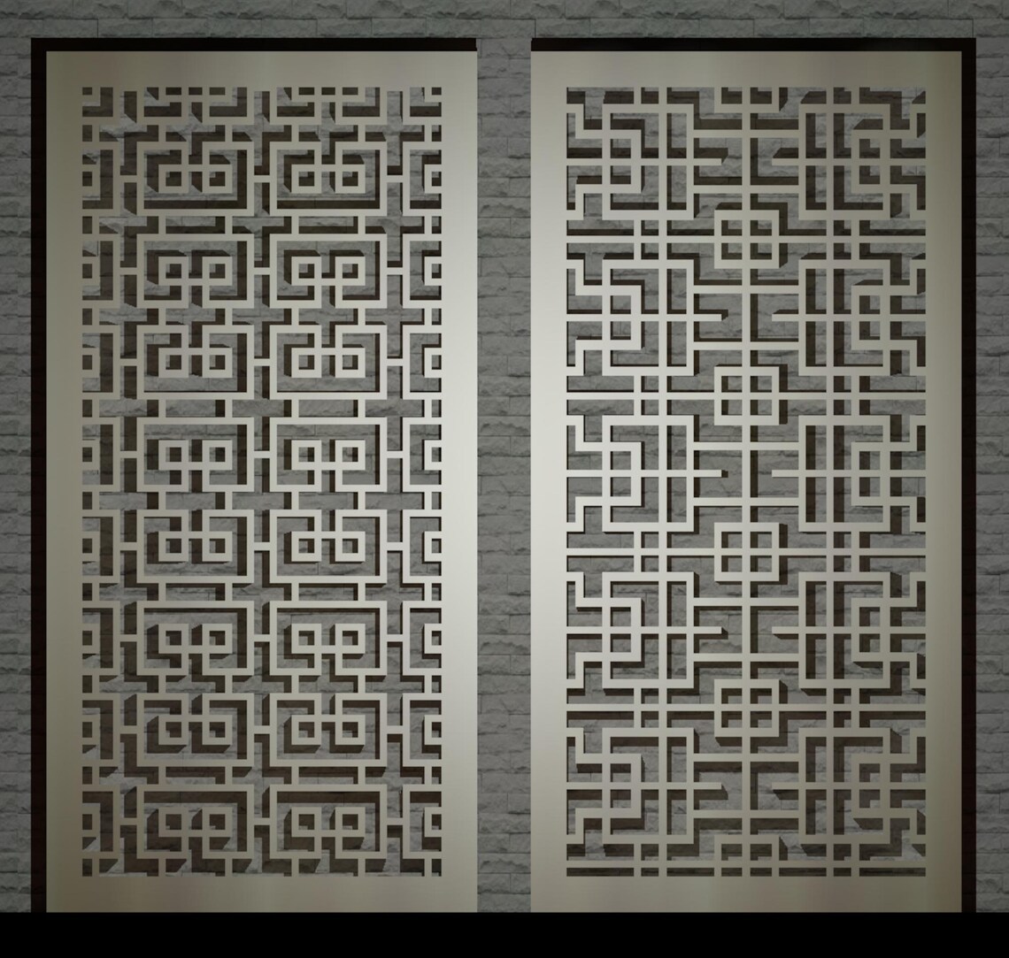 Decorative Screens 13 | 10 Digital Templates to Be Used for Laser ...