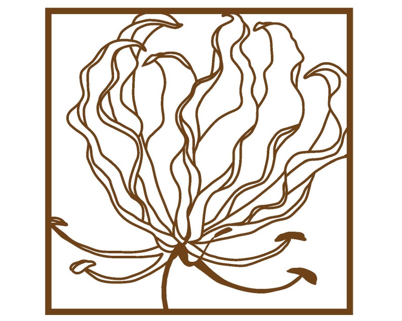 Decorative Panels | 3 Digital Floral Panels | Flower Patterns | Dwg ...