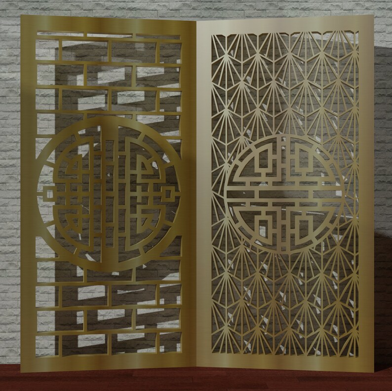 Decorative Screens 9 | 10 Digital Vector File Templates to Be Used for ...