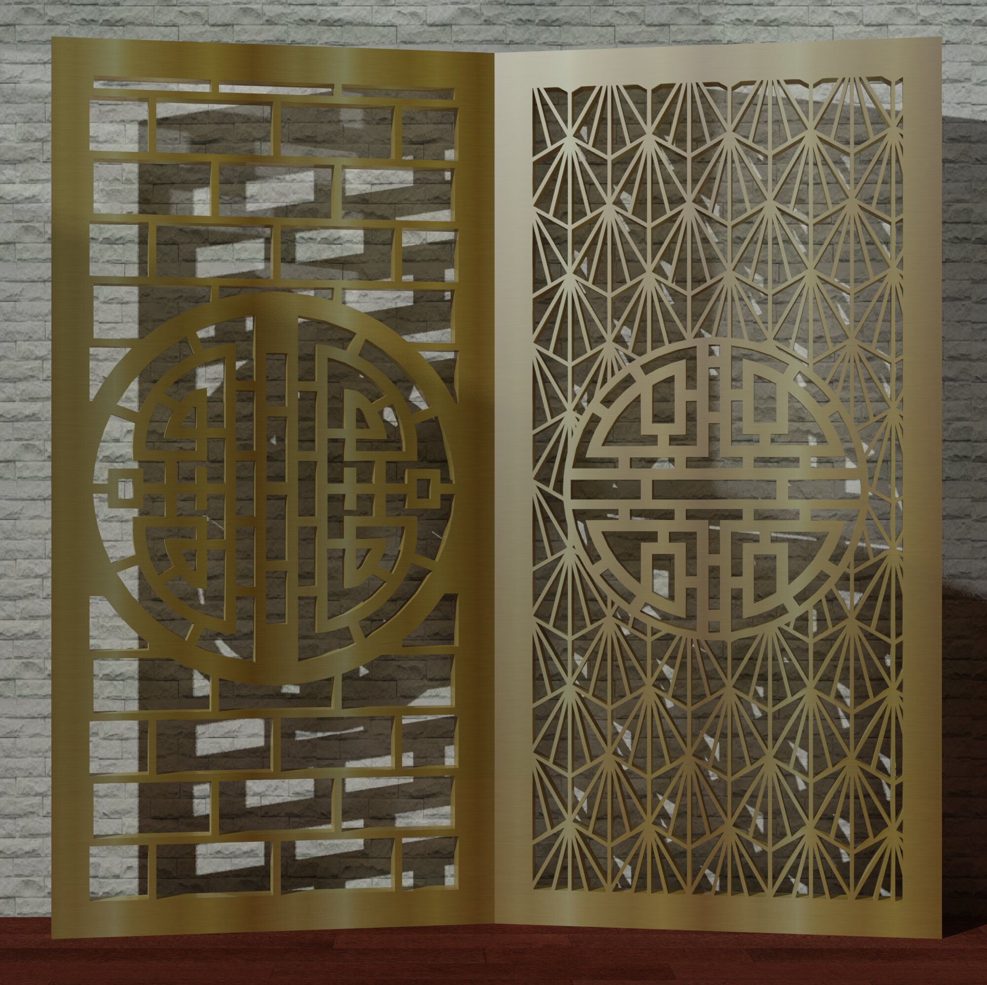 Decorative Screens 9 | 10 Digital Vector File Templates to Be Used for ...