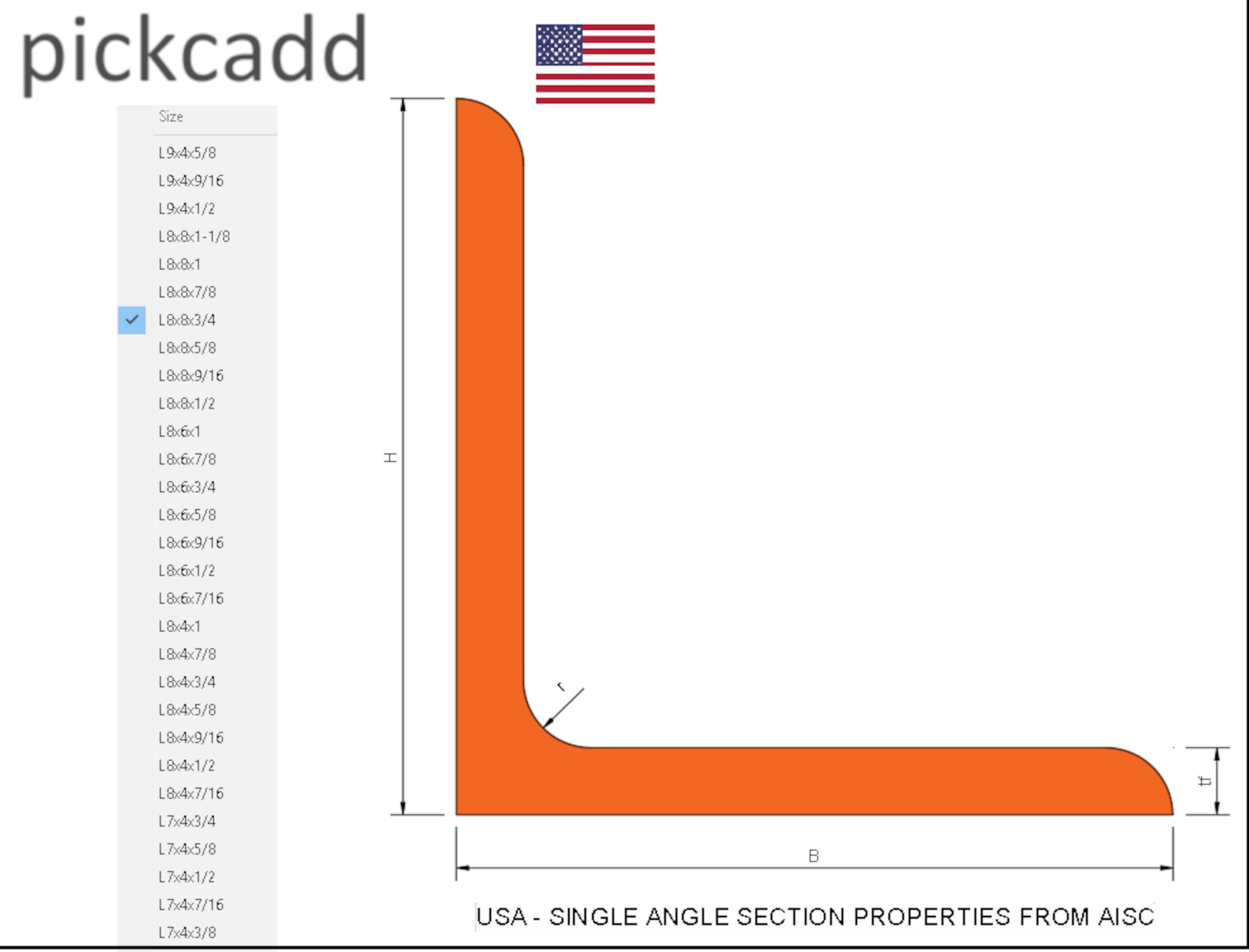 A Comprehensive Library of Autocad 2D Parametric Blocks (1109) of USA ...