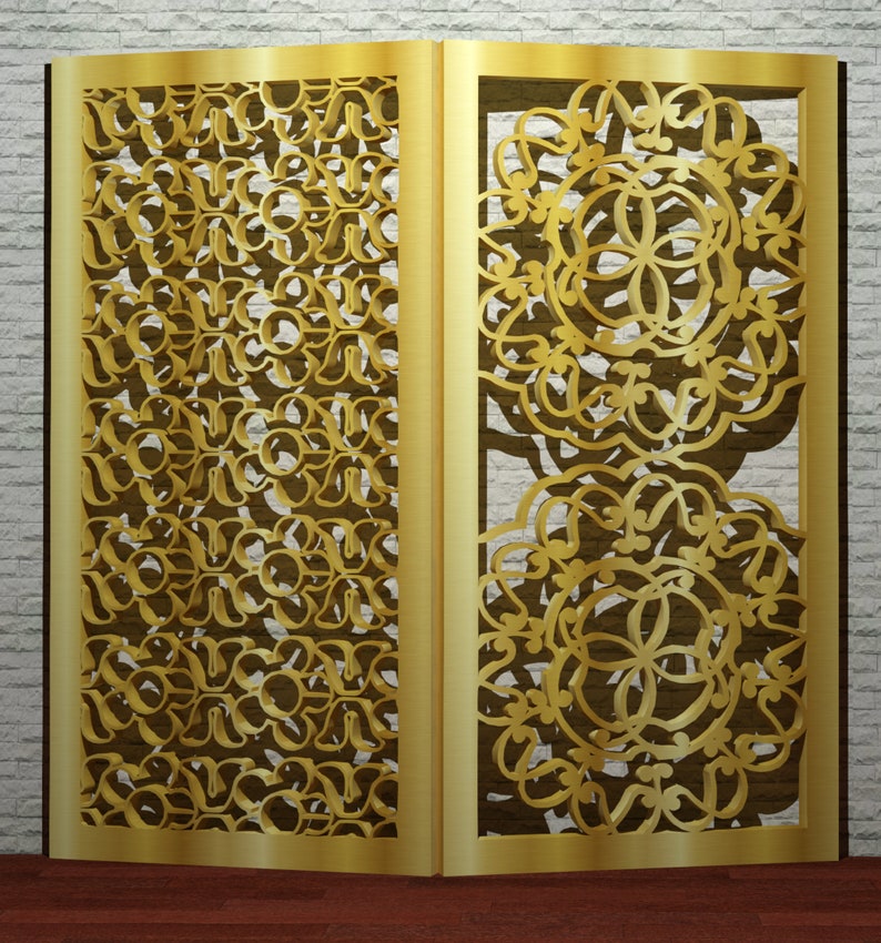 Decorative Screens 7 | 10 Digital Vector File Templates to Be Used for ...