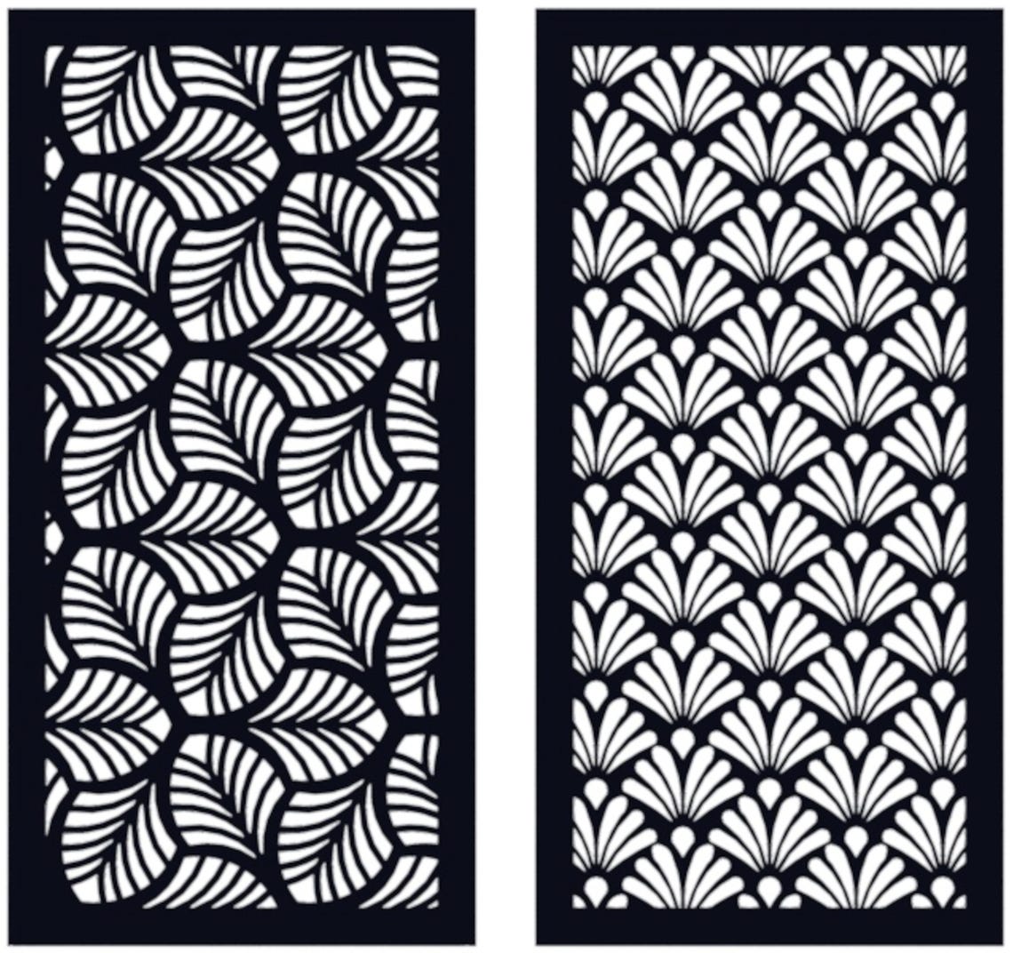 Decorative Screens 24 | 10 Abstract Pattern Digital Room Dividers ...