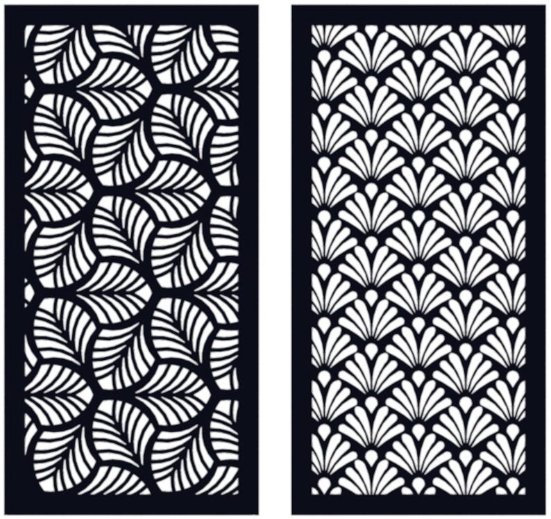 Decorative Screens 24 | 10 Abstract Pattern Digital Room Dividers ...