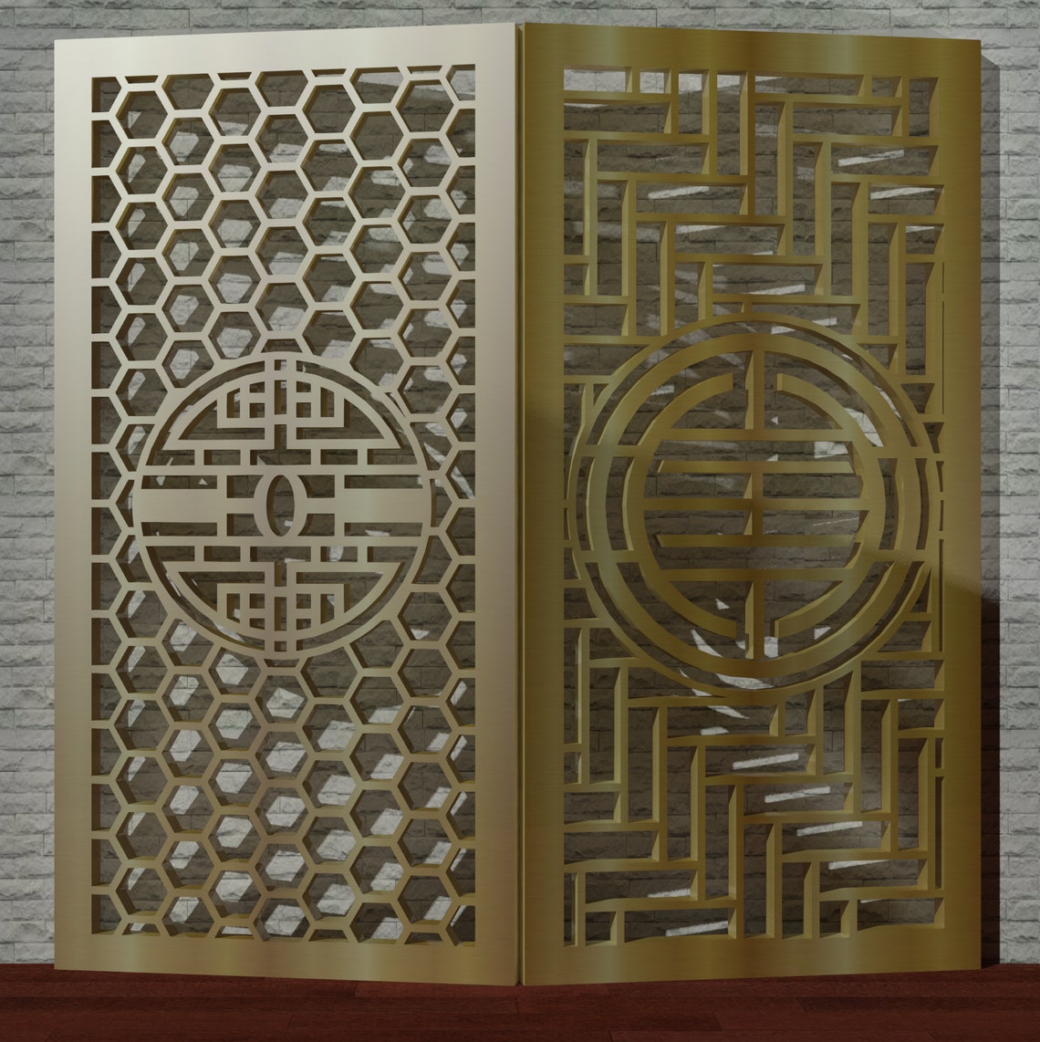 Decorative Screens 9 | 10 Digital Vector File Templates to Be Used for ...