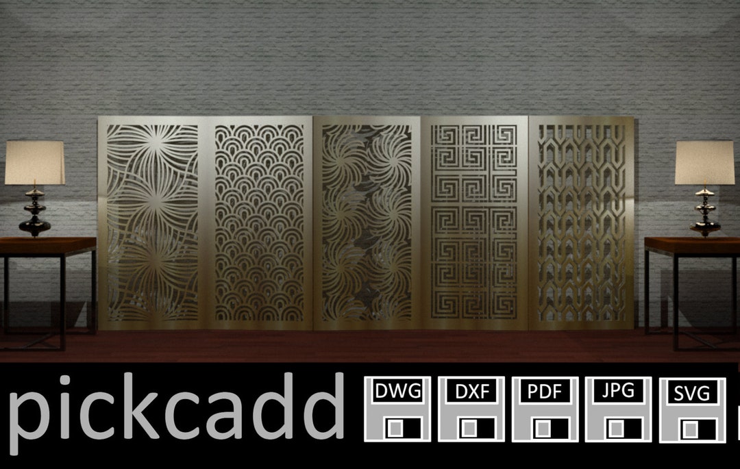 Decorative Screens 2 | 10 Affordable Modern Pattern Digital Vector File ...